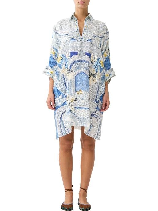 CAMILLA Camilla Granada Wide Body Collared Kaftan
